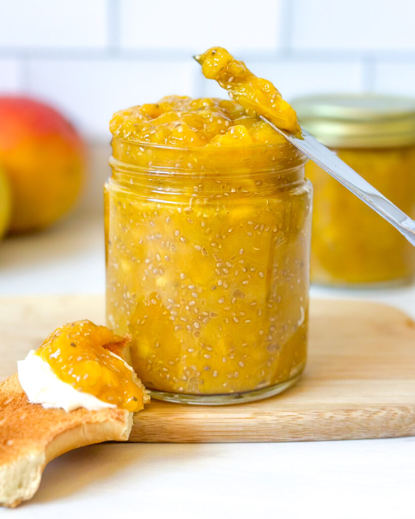 Homemade Mango Jam - Claire Bear Bites