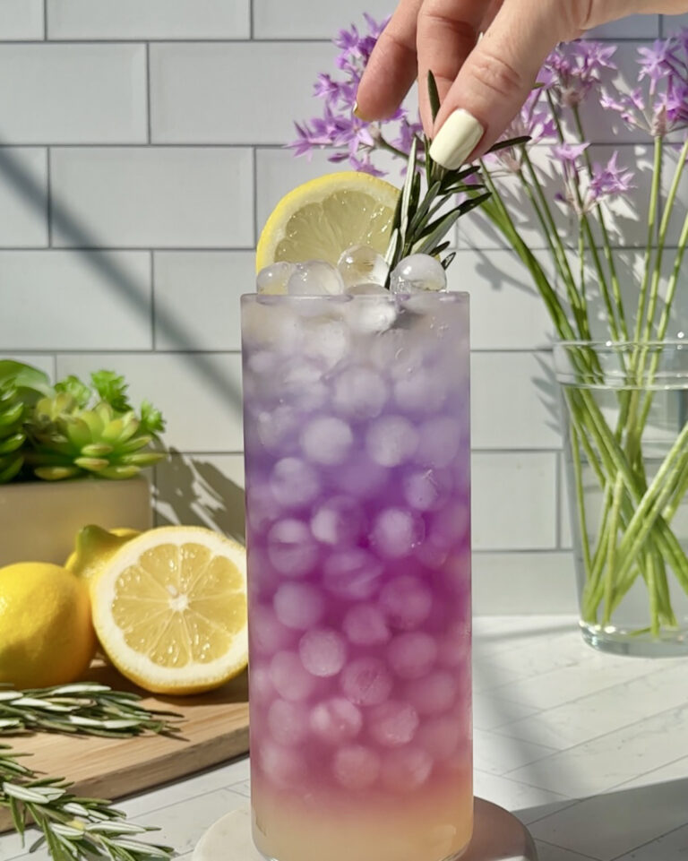 Butterfly Pea Flower Lemonade - Claire Bear Bites