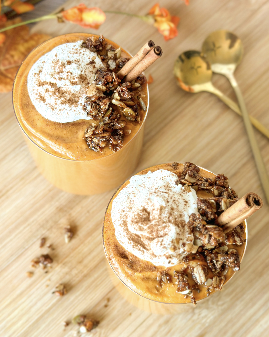 High Protein Pecan Sweet Potato Mousse - Claire Bear Bites