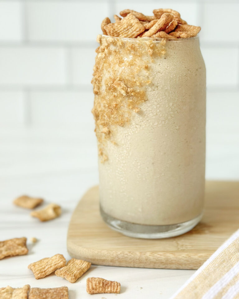 Cinnamon Toast Crunch Protein Smoothie - Claire Bear Bites